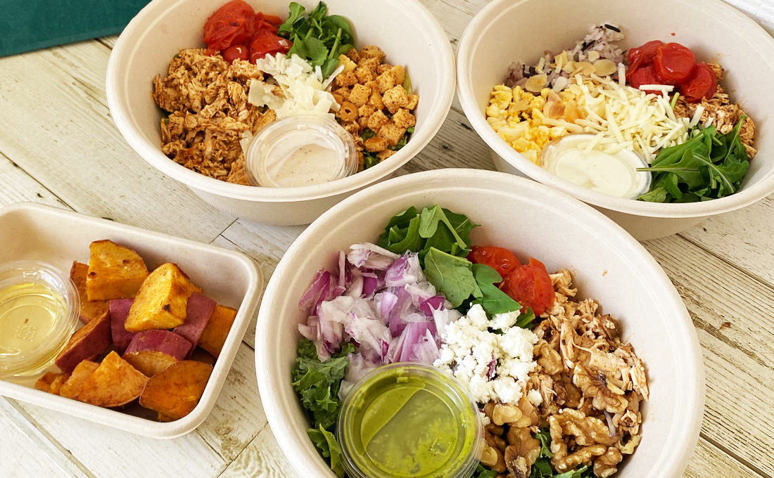 【CRISP SALAD WORKS（クリスプサラダワークス）】春限定サラダ3種とリニューアルされたハニースイートポテトを実際に食べてみました！ | Foooood