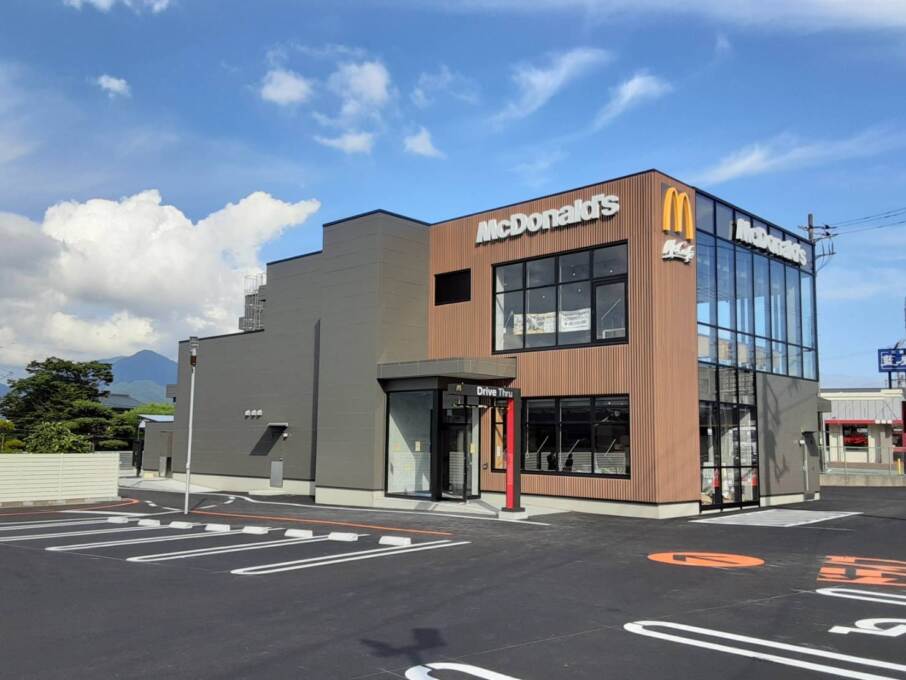 「マクドナルド 139富士吉田店」 7月20日(木)午前9時 リニューアルオープン | Foooood