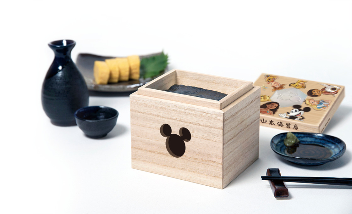 Disney創立100周年限定デザイン「焼きのり箱セット」新発売 | Foooood