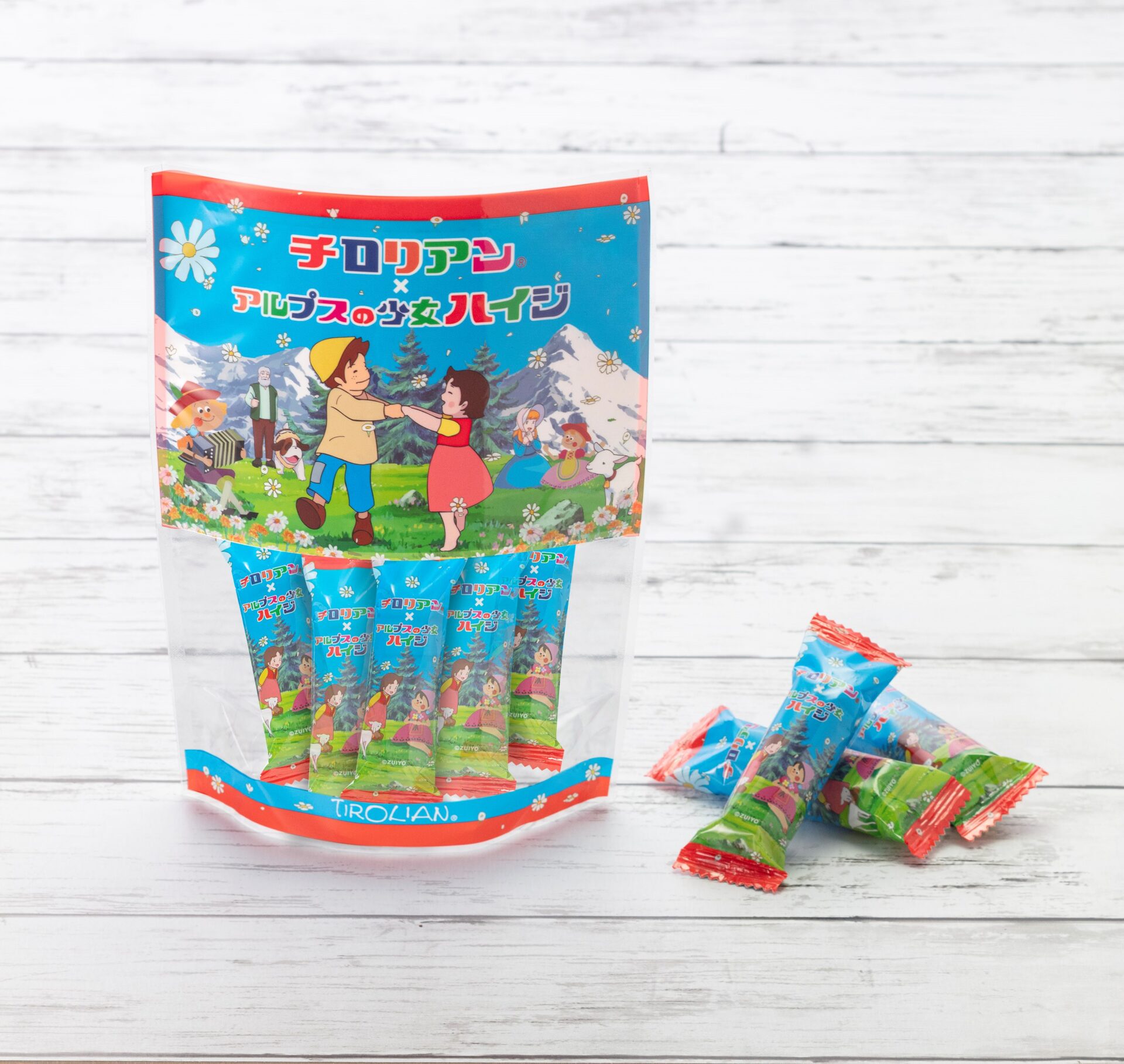 【新フレーバーは「ユキちゃんのミルク味」！？】チロリアン×アルプスの少女ハイジのコラボ商品を10/1（日）より発売! | Foooood