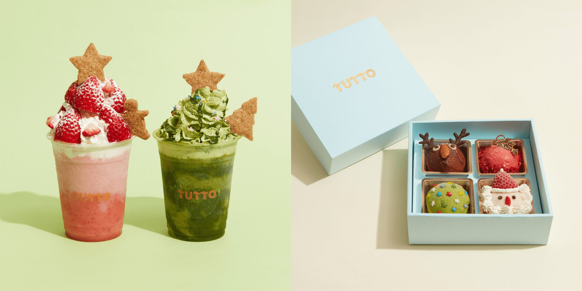 クリスマス限定のベラート「ストロベリースペシャル」「抹茶スペシャル」が新登場！おうちクリスマスが楽しめる限定ジェラートBOXも予約受付開始。ヴィーガンジェラート「TUTTO (トゥット ...