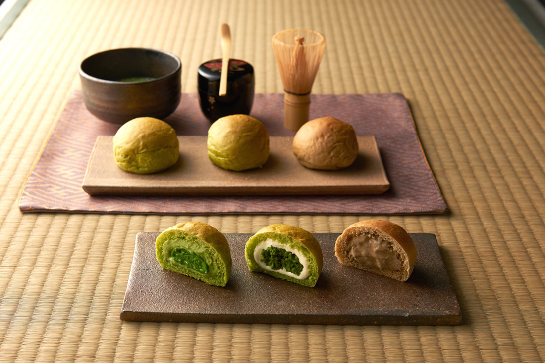 八天堂創業90周年企画【伊藤久右衛門 コラボレーション】茶の香りや味わいを贅沢に感じる3種のくりーむパンをオンラインショップで発売 | Foooood